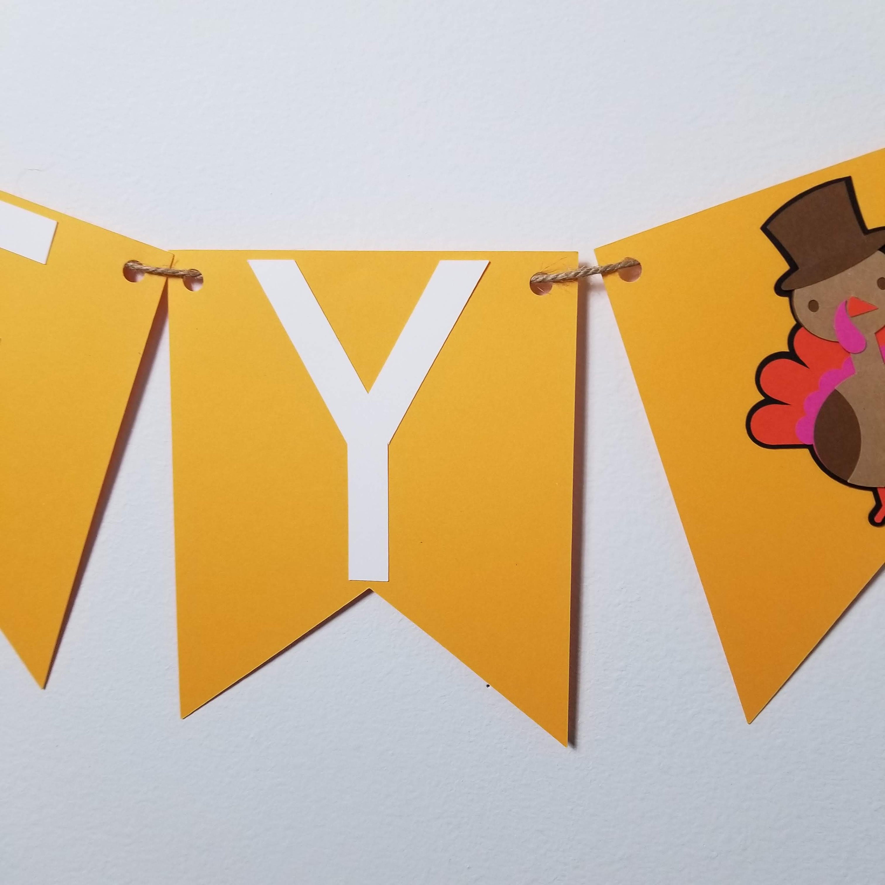 Turkey Day * Thanksgiving Banner * Thanksgiving Decor - Etsy