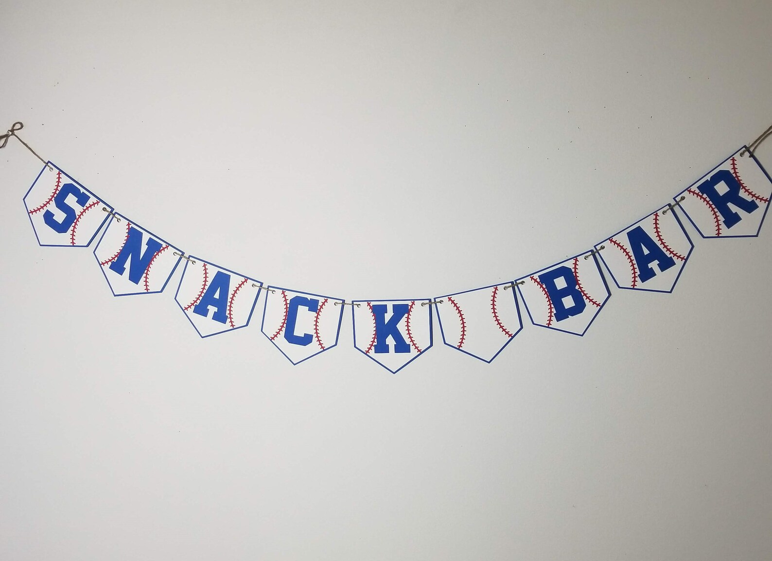 Snack Bar Baseball Banner * Birthday Banner * Party Decor - Etsy
