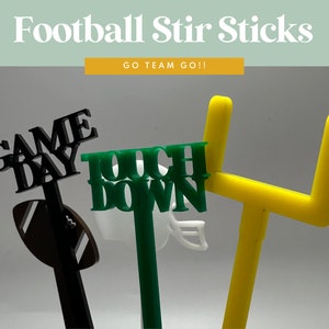 Football Stir Sticks / Football Drink Stirrers / Football Party ...