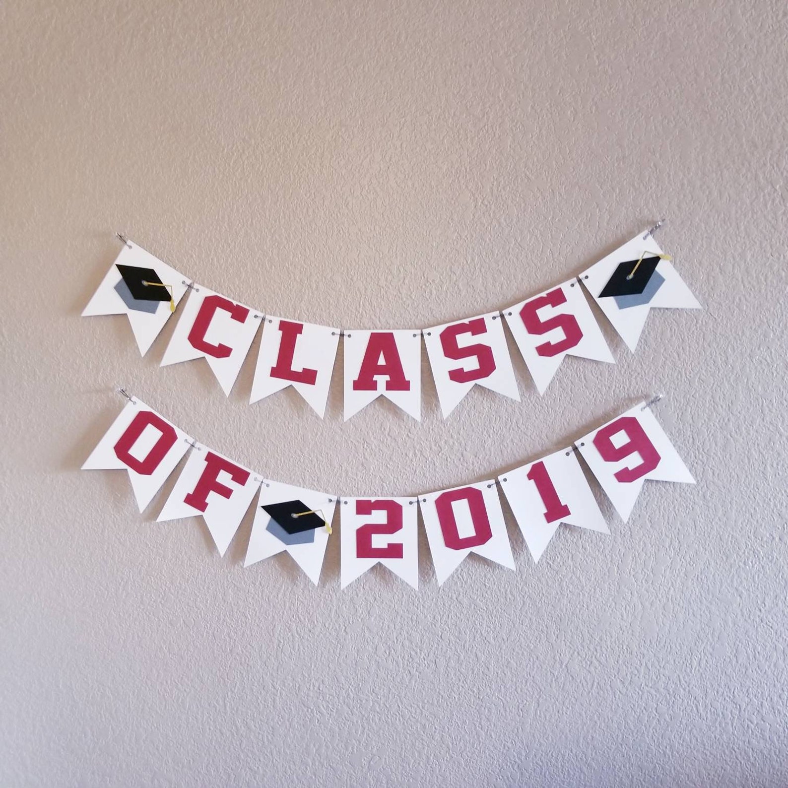 Graduation Banner * Graduation Party Decorations * Class of 2019 Banner ...