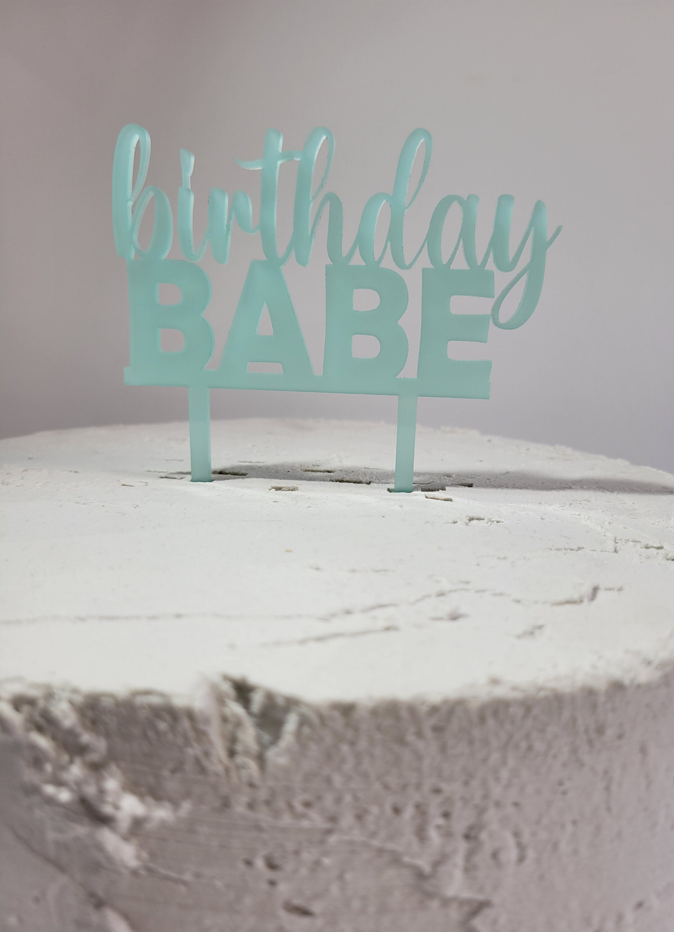 Birthday Babe Cake Topper - Happy Birthday Cake Topper - Cake Topper ...