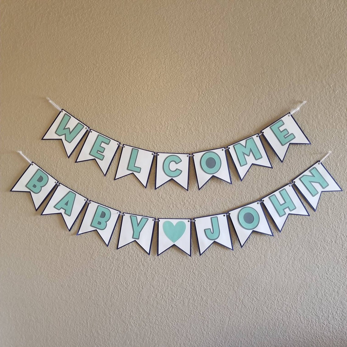 Welcome Baby Banner * Welcome Baby Sign * New Baby Banner * Baby Shower ...