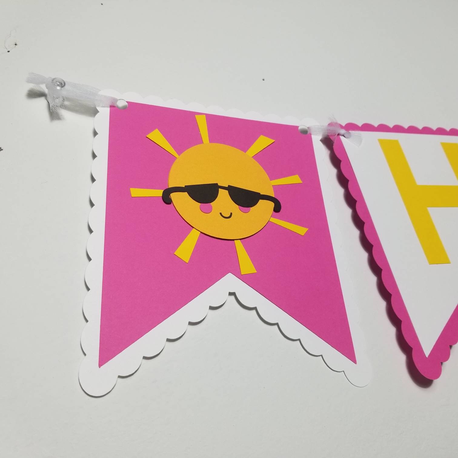 Sunshine Happy Birthday Banner * Happy Birthday Banner - Etsy