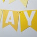 Happy Birthday Banner * Yellow Banner * Yellow Ombre Banner * Summer ...