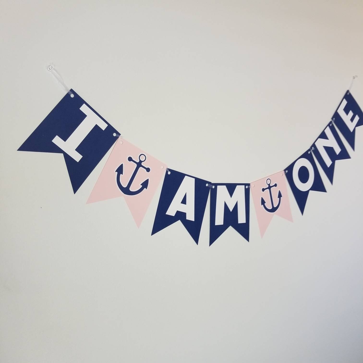 Nautical Happy Birthday Banner * Birthday Banner * Nautical Banner * I ...