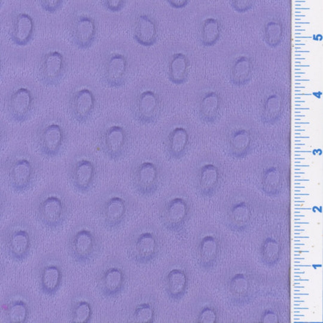 Purple Minky Fabric by Half Yard, Minky Dot, Softee Dot Purple Minky ...