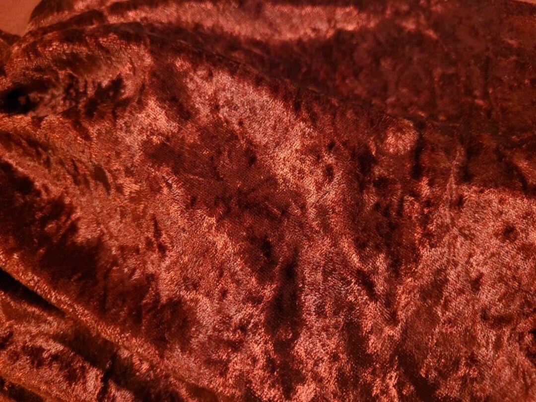 Red Panne Velvet Velour Fabric by Half Yard, Red Drapery Fabric, Red ...