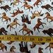 Horse Fabric by Half Yard, Horse Print Fabric, Printed Quilting Cotton ...