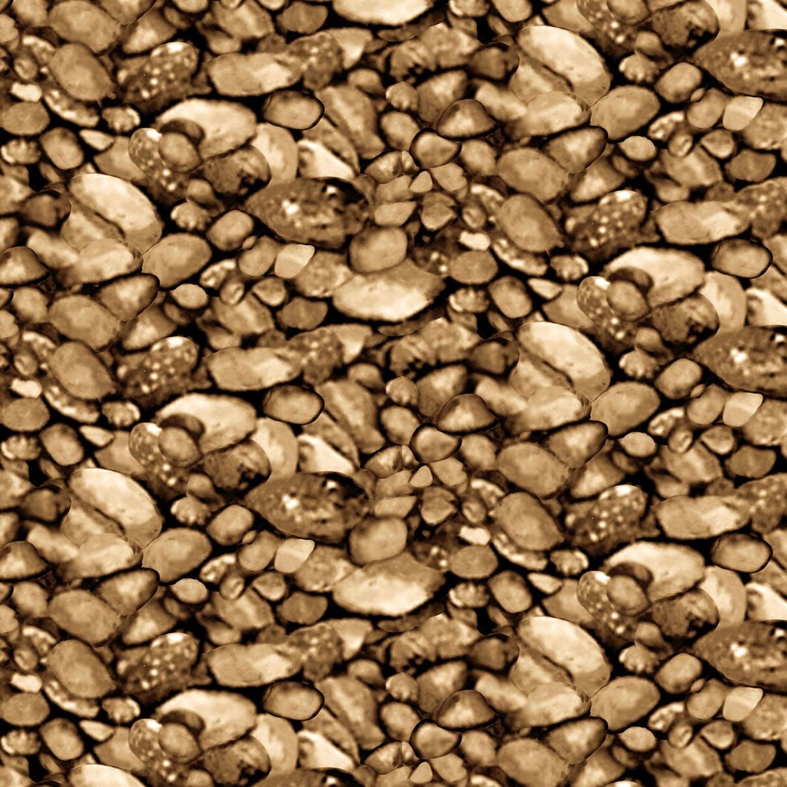 Rock Fabric by Half Yard Stones Print Fabric Printed - Etsy