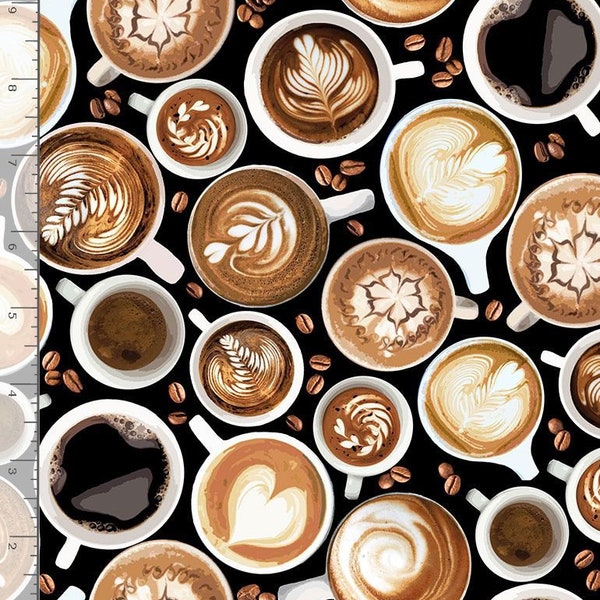 Coffee Fabric - Etsy