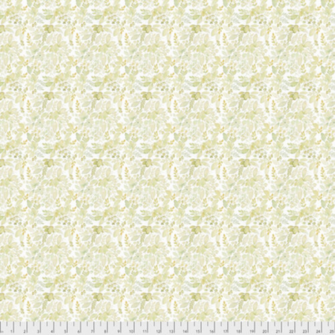 Floral Fabric by Half Yard, Cream Floral Cotton, Flower Quilting Cotton ...