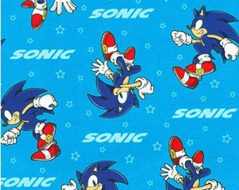 Sonic the hedgehog fabric | Etsy México