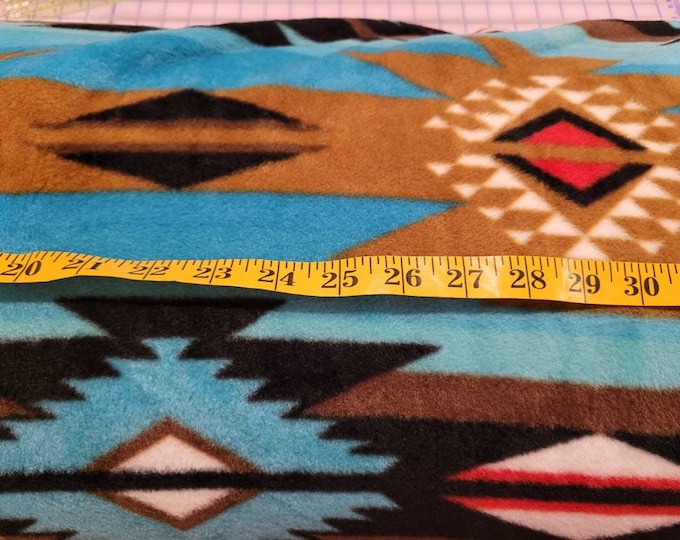Southwest Fleece Fabric by Half Yard Native Print Polar - Etsy