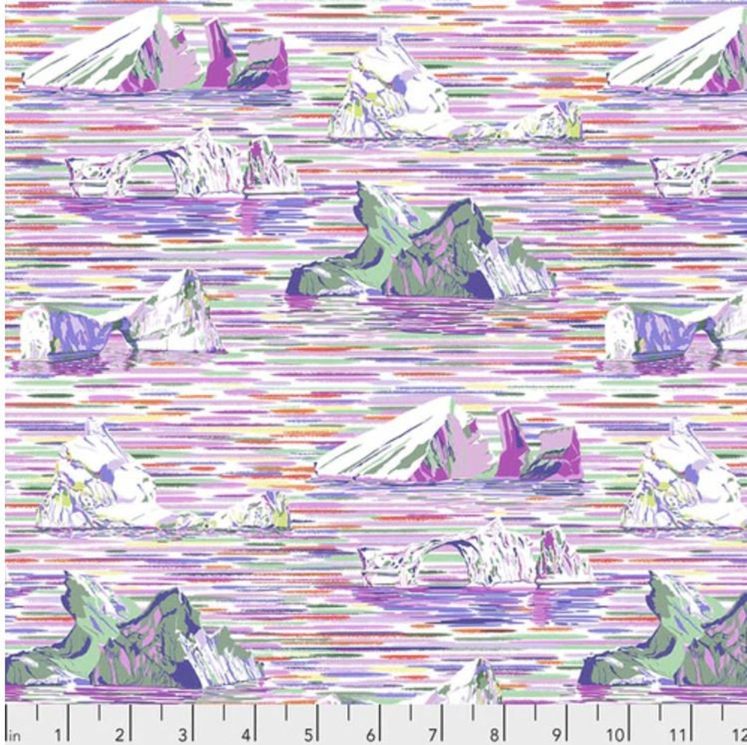 Iceberg Fabric by Half Yard, Iceberg Cotton, Nature Quilting Cotton ...