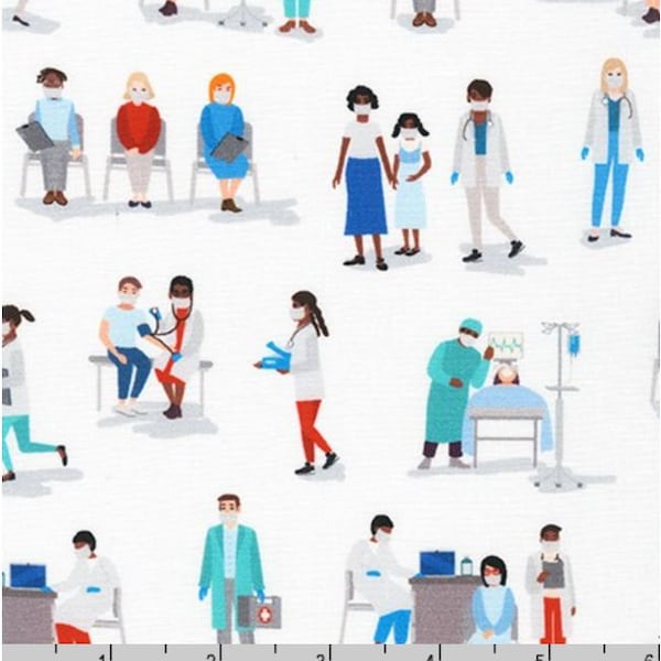 Doctor Fabric Doctor/medical Fabric by Littlearrowdesign Medical ...