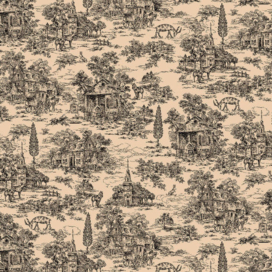 Farmhouse Fabric by Half Yard, Wide Back Fabric, Neutral Backing ...