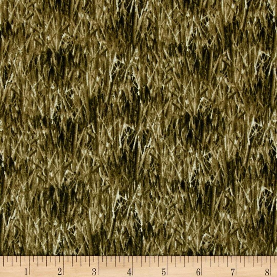 Nature Fabric by Half Yard, Grass Fabric, Printed Quilting Cotton ...
