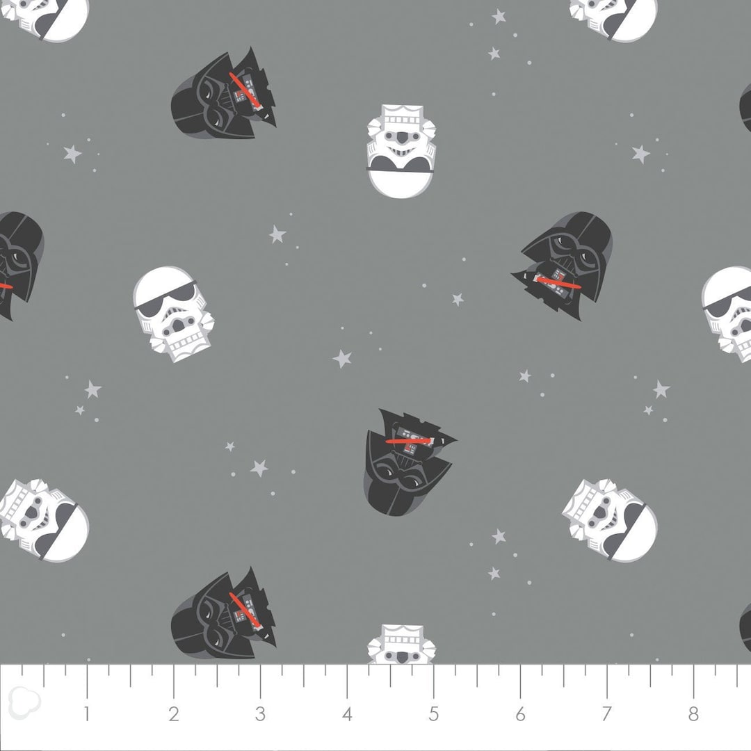 Star Wars Fabric by Half Yard, Darth Vader Fabric, Star Wars Printed ...