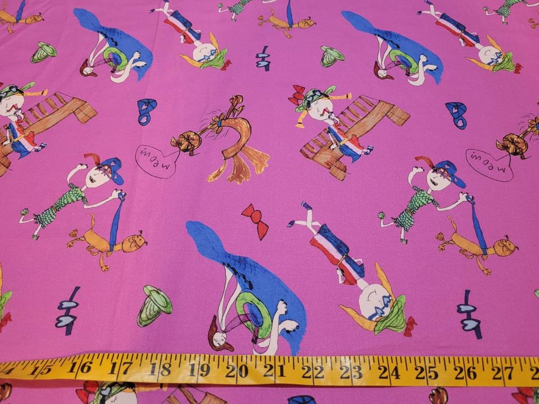 Girl Fabric by Half Yard, Doll Fabric, Printed Quilting Cotton ...