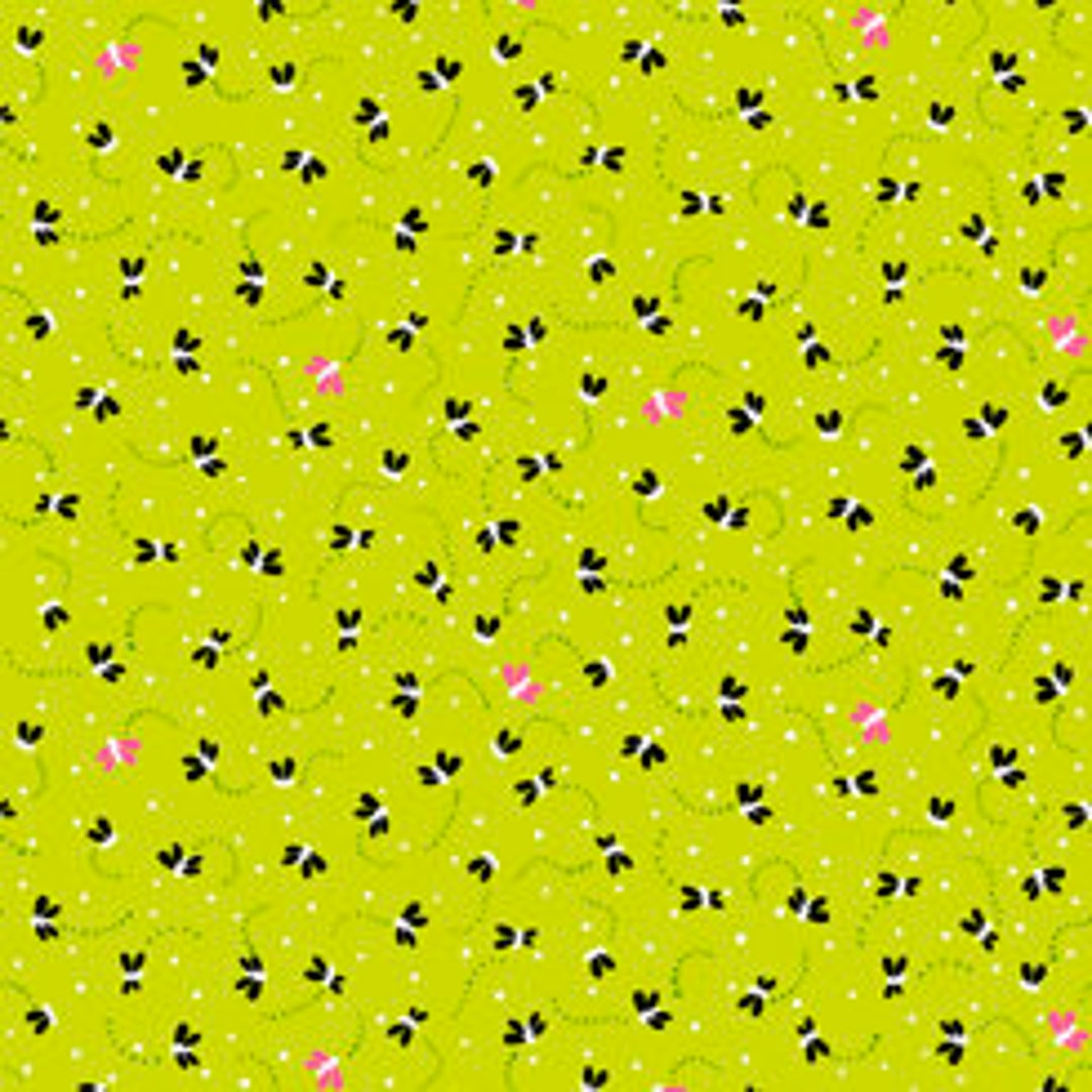 Bugs Fabric by Half Yard, Insect Fabric, Fly Printed Quilting Cotton ...