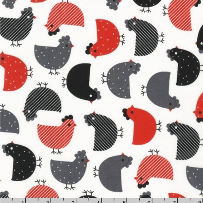 Chicken Fabric - Etsy