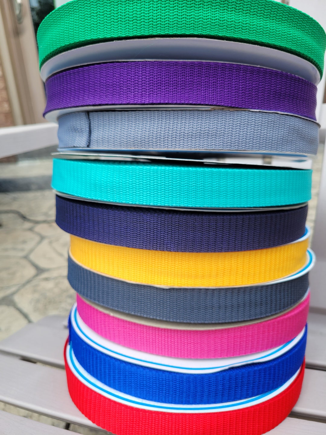 Belting Webbing Polypropylene 1 Inch (25mm) Wide by Half Yard, Red ...