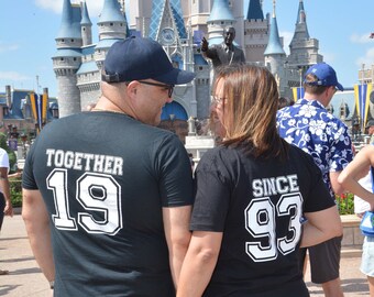 Together Since Anniversary Shirts - Etsy