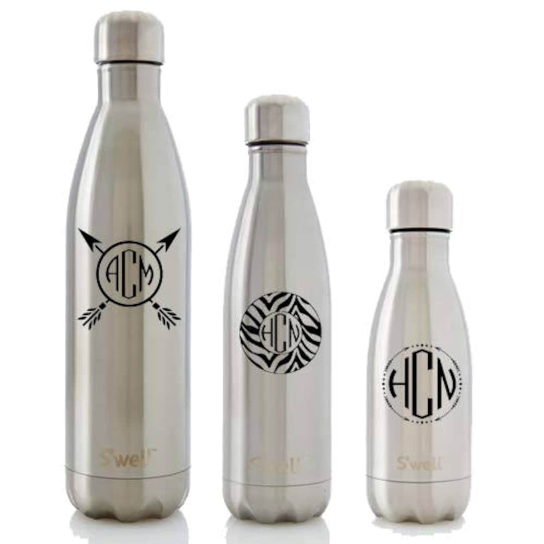 Swell Cup Decal Monogram Decal Swell Decal Swell Cup Decal - Etsy