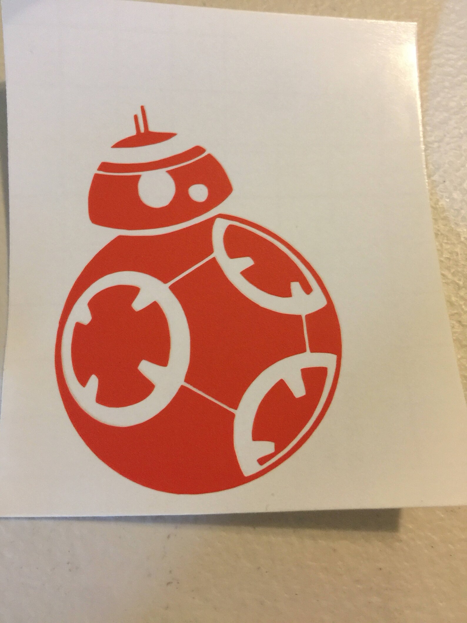 BB8 Vinyl Decal BB-8 Sticker BB8 Decal Star Wars Decal - Etsy UK