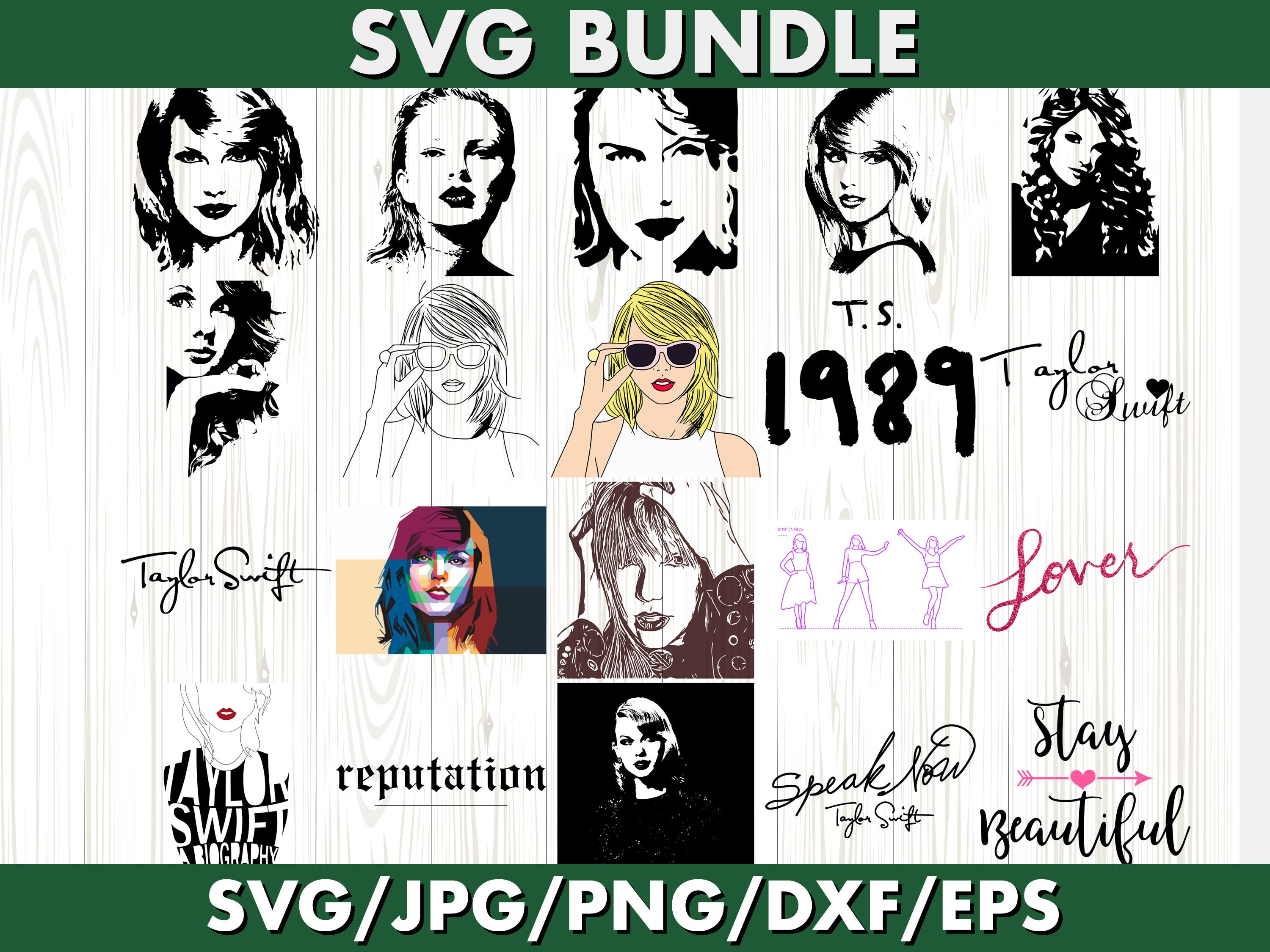 Swiftie Svg, Taylor Swiftie Svg Bundle, 1989 Svg, Swiftie Est 1989 Svg ...