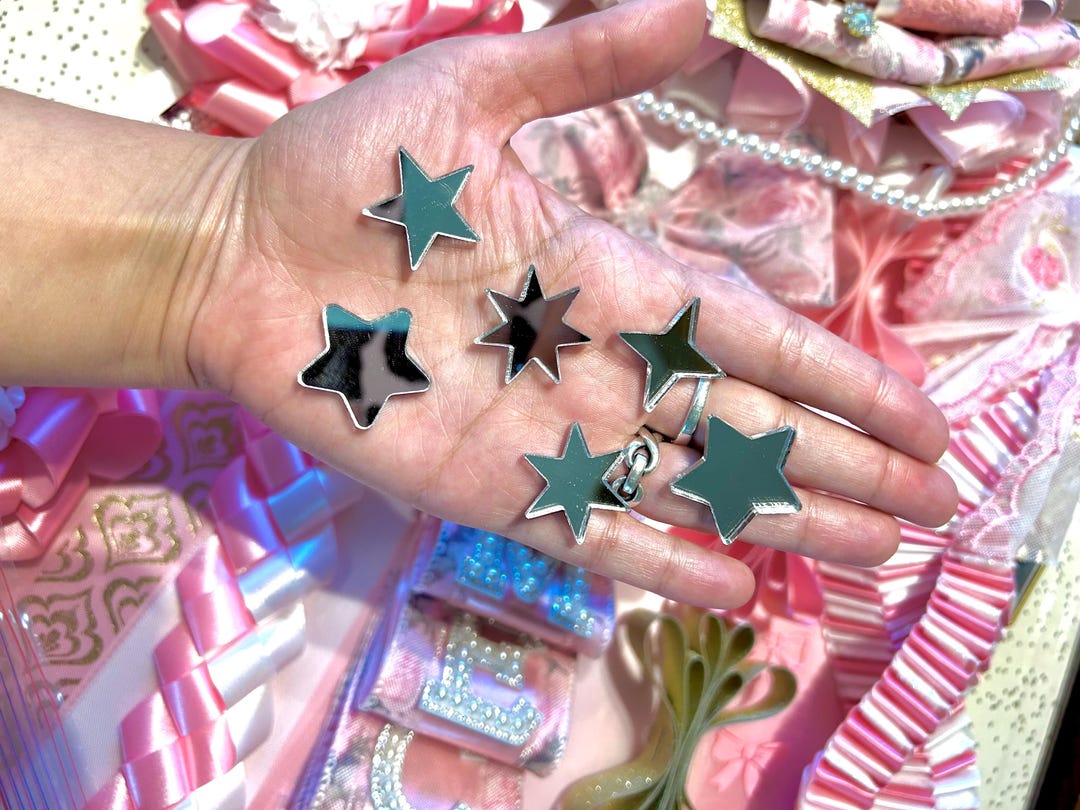 Mini Mirror Acrylic Star Trinkets - 12 Pieces - Etsy