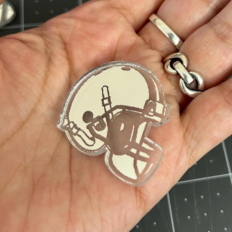 Football Gold Acrylic - Etsy