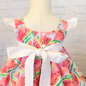 Watermelon Dress for Girls, Watermelon Dress for Baby, One in a Melon ...