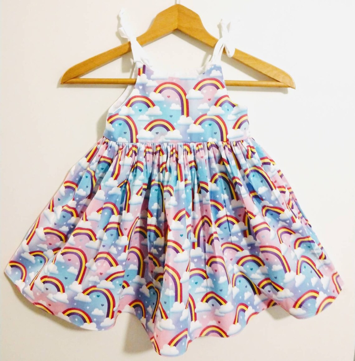 Rainbow Dress Girls Rainbow Baby Dress Girls Rainbow - Etsy