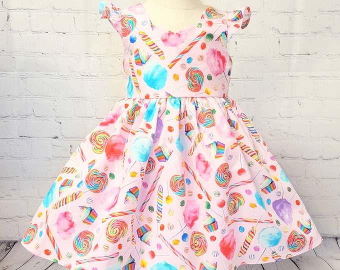 Two Sweet Birthday Dress, Candy Dress for Girls, Candy Dress Gift ...
