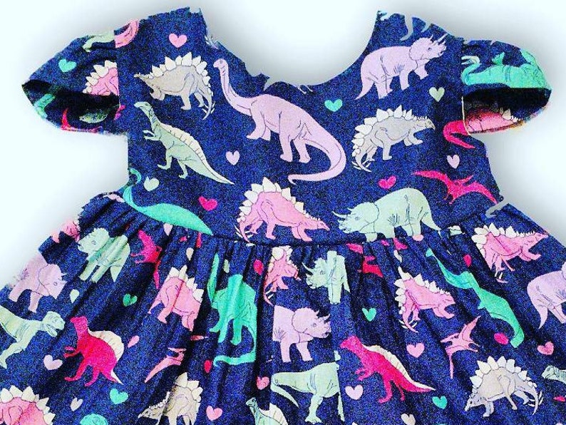 Dinosaur Dress Girls Dinosaur Dress Toddler Dinosaur Dress - Etsy