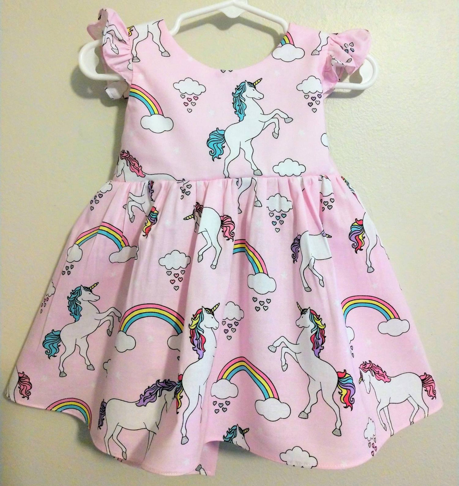 Unicorn Dress for Girls, Unicorn Dress for Baby, Rainbow Unicorn Dress ...