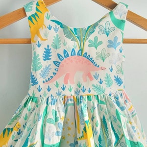 Dinosaur Dress for Girls,baby Dinosaur Dress, Toddler Dinosaur Dress ...