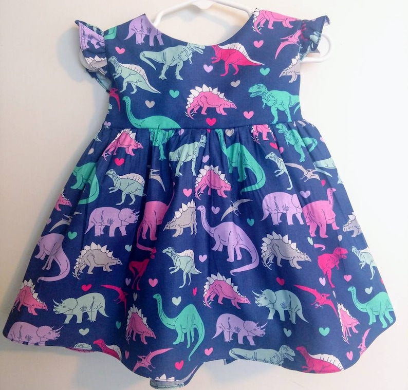 Dinosaur Dress Girls Dinosaur Dress Toddler Dinosaur Dress - Etsy