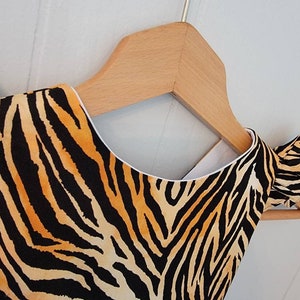 Tiger Print Dress Girls, Toddler Tiger Print Dress, Animal Print Dress ...