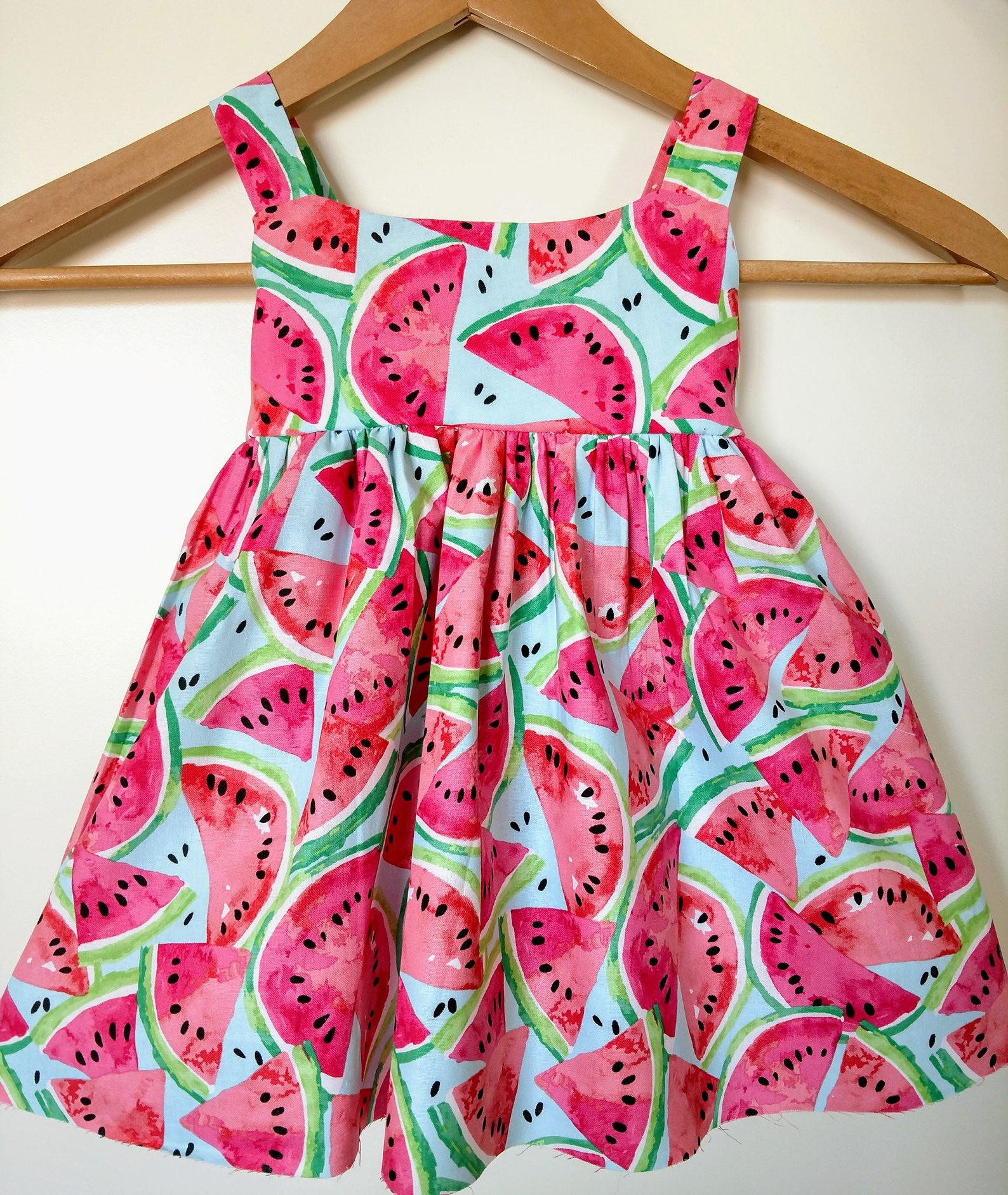 Watermelon Dress for Girls Watermelon Dress for Baby One in - Etsy