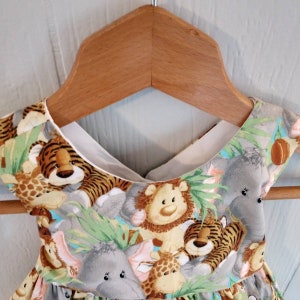 Girls Safari Dress, Jungle Themed Dress Girls, Zoo Dress Girls, Zoo ...