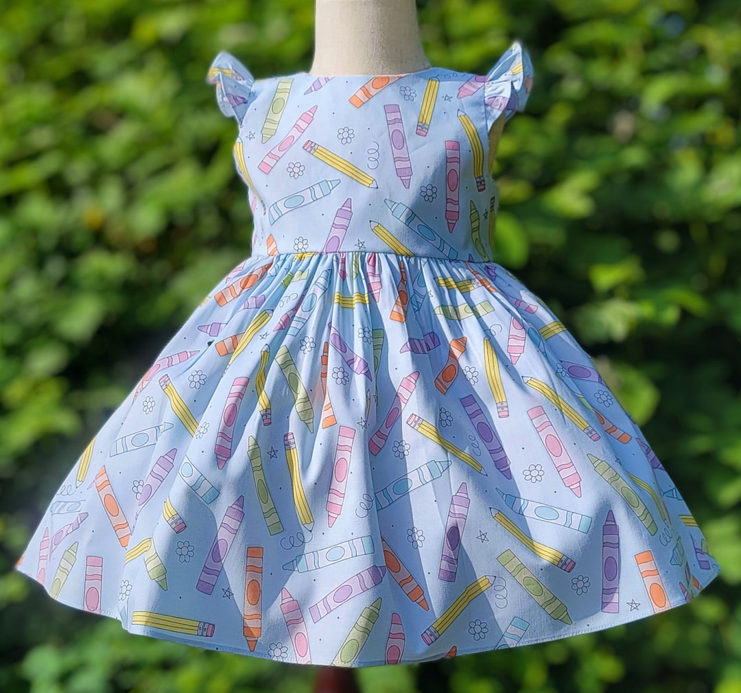 Back to School Dress, School Dress for Pre-school,kindergarten Dress ...