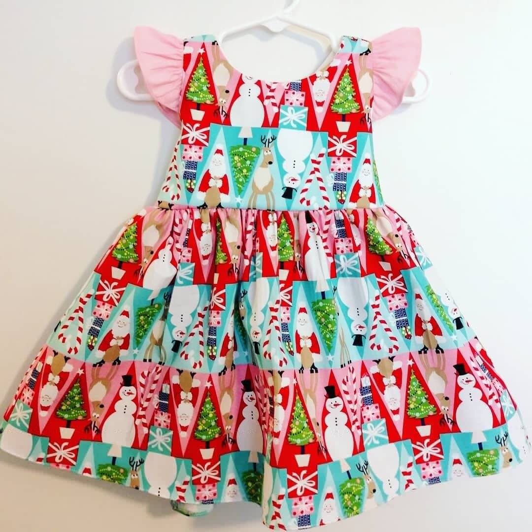 Christmas dress girls holiday dress girls christmas dress | Etsy