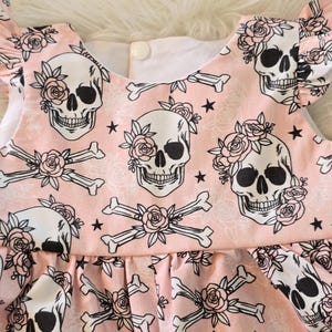 Baby Goth Bubble Romper,newborn Gift,gift for Newborn Girl, Sugar ...