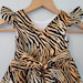 Tiger Print Dress Girls, Toddler Tiger Print Dress, Animal Print Dress ...
