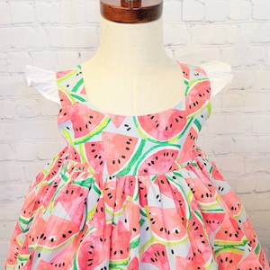 Watermelon Dress for Girls, Watermelon Dress for Baby, One in a Melon ...