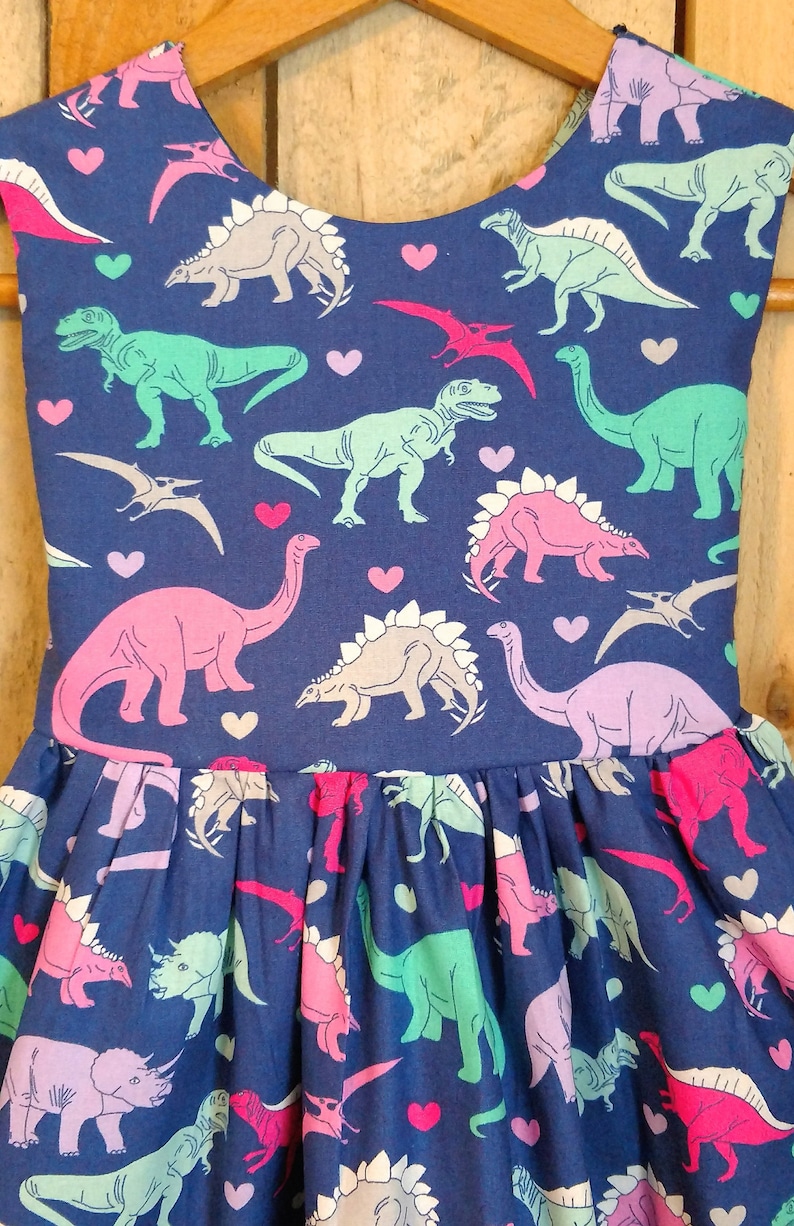 Dinosaur Dress Girls Dinosaur Dress Toddler Dinosaur Dress - Etsy