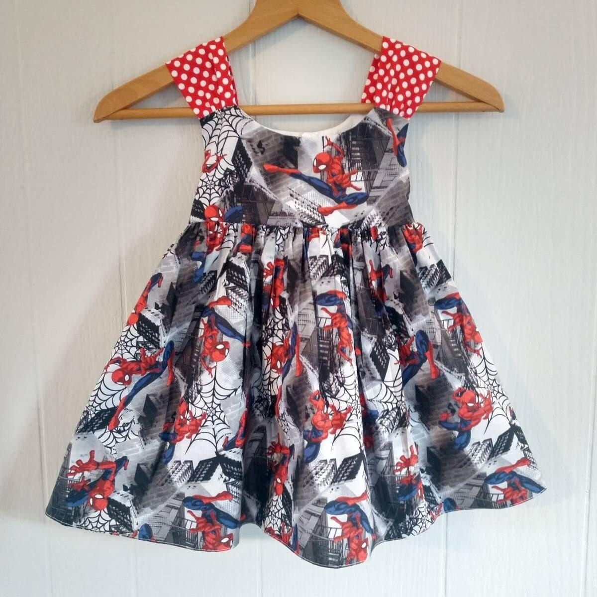 Spiderman Dress for Girls and Boys, Toddler Dress Spiderman, Birthday ...