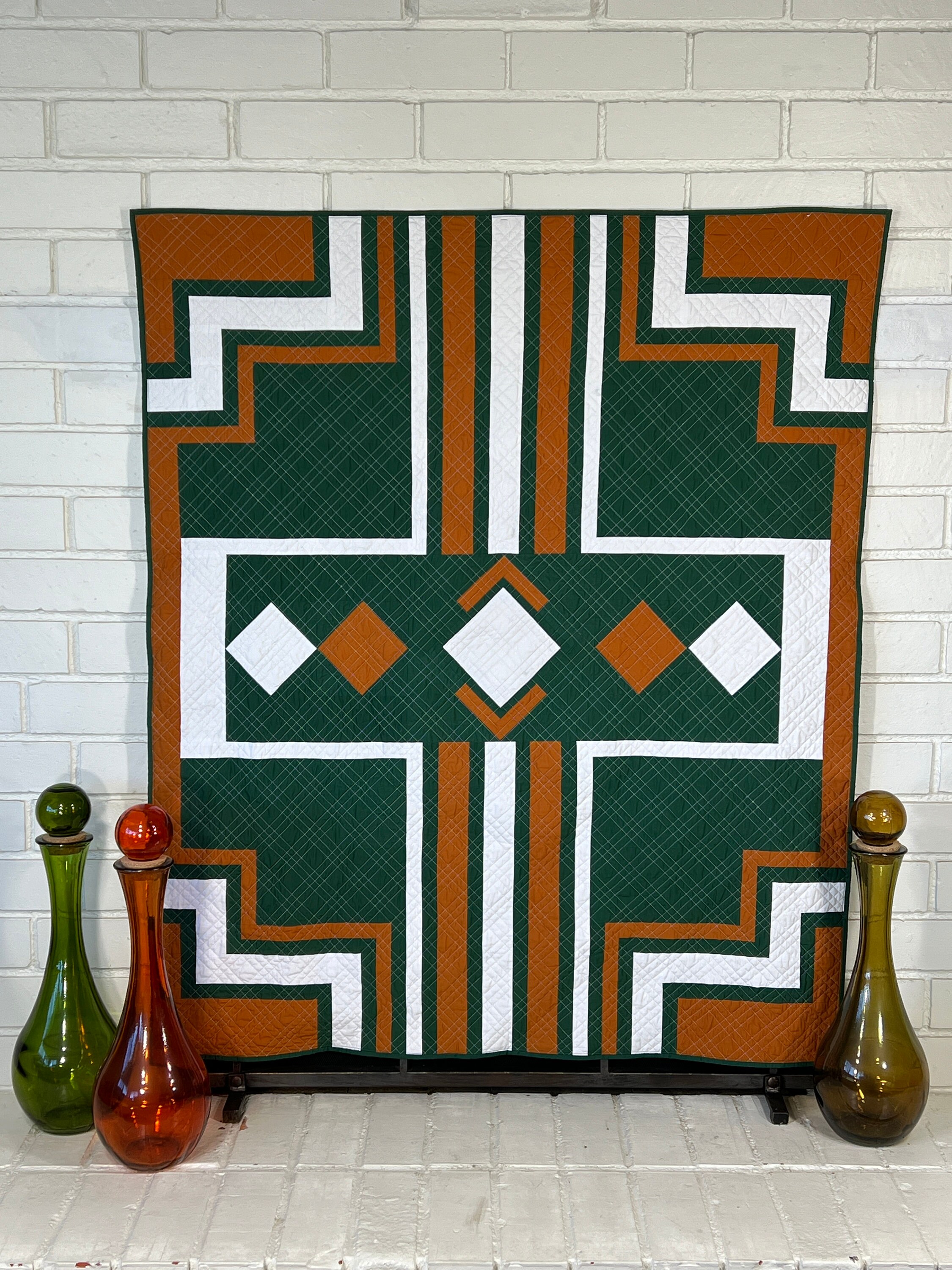 LA Deco Quilt Pattern, Modern Quilt Pattern, Digital Quilt Pattern ...